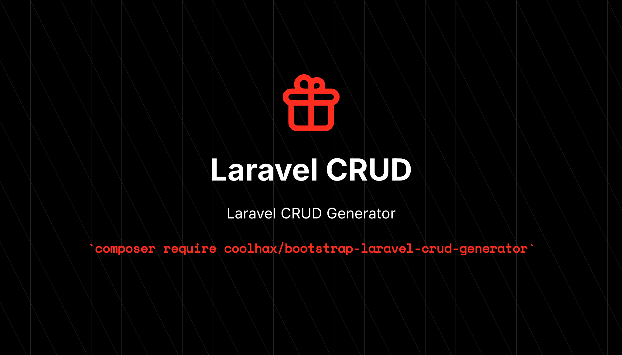Github Cooltriksbootstrap Laravel Crud Generator Laravel 10
